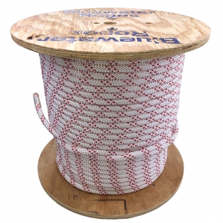 7/16"(11mm) BlueWater Safeline White w/ Red 400 ft | Wesco Industries