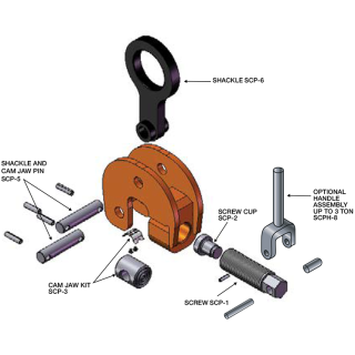 1/2 Ton Renfroe SCP-RK Clamp Repair Kit | Wesco Industries