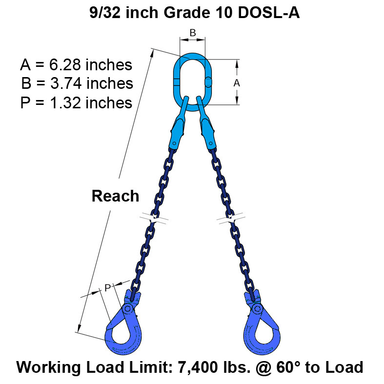 9/32 inch Grade 10 DOSL-A x 12 feet | Wesco Industries